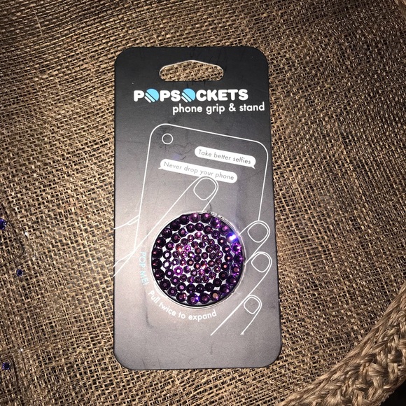 Accessories | Custom Bling Pop Socket | Poshmark